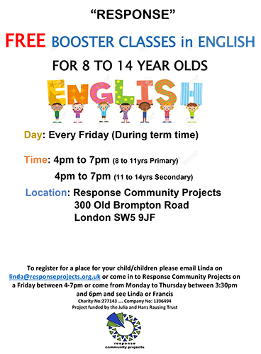 English Booster Classes